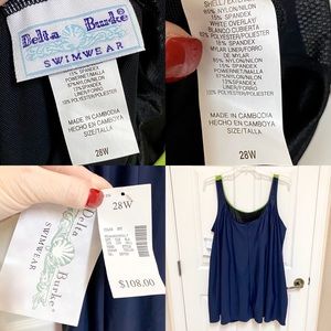 Delta Burke | Swim | New 28w 3x Delta Burke Swim Dress Bathing Suit ...
